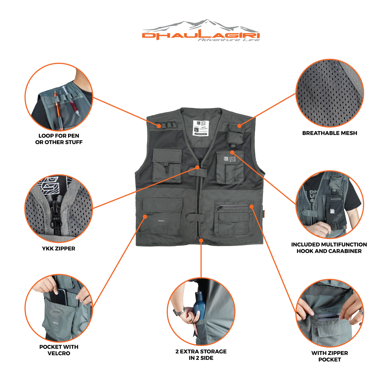 ARMOR UTILITY VEST - DHAULAGIRISTORE